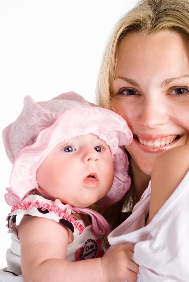 Pretty mom with baby stock image. Image of parent, friendship - 20129227