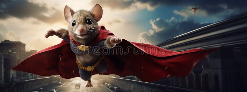 Mouse Superhero Stock Illustrations – 138 Mouse Superhero Stock ...