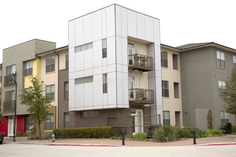 Apartment buildings stock image. Image of exterior, apartment - 885429