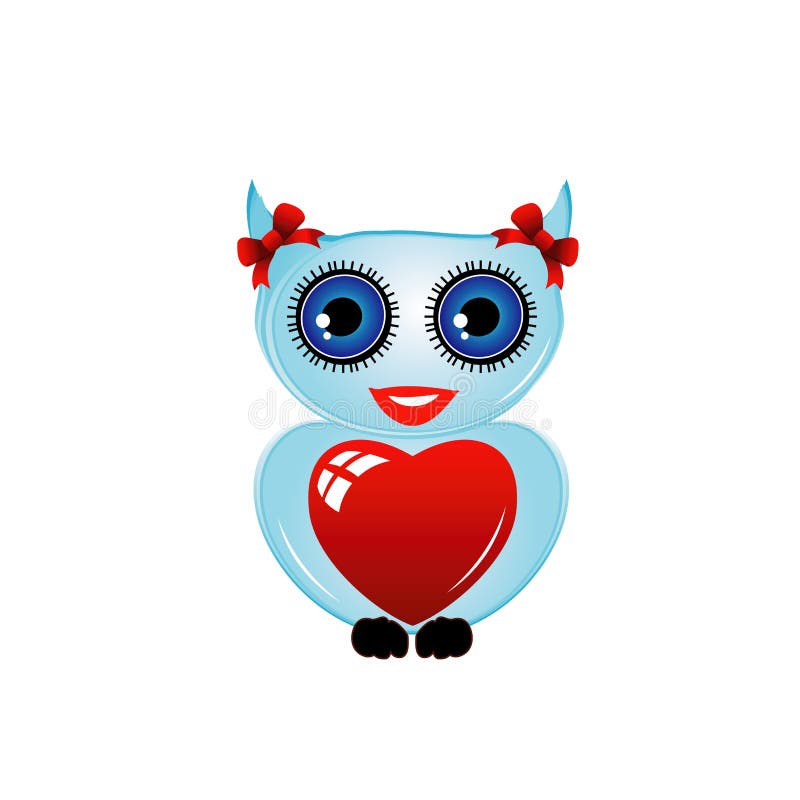 Pretty owl stock vector. Illustration of character, feet - 38312661