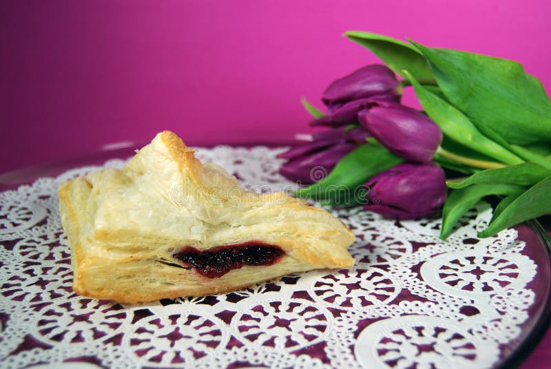 Pretty Pastry stock image. Image of bakery, flower, botanical - 4432951