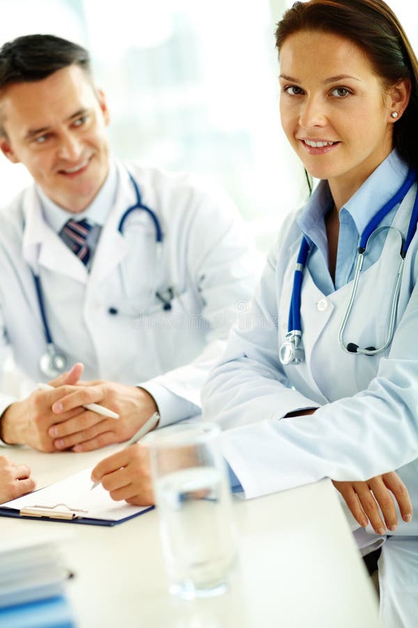 Male doctor at work stock image. Image of clinical, mobile - 15266831
