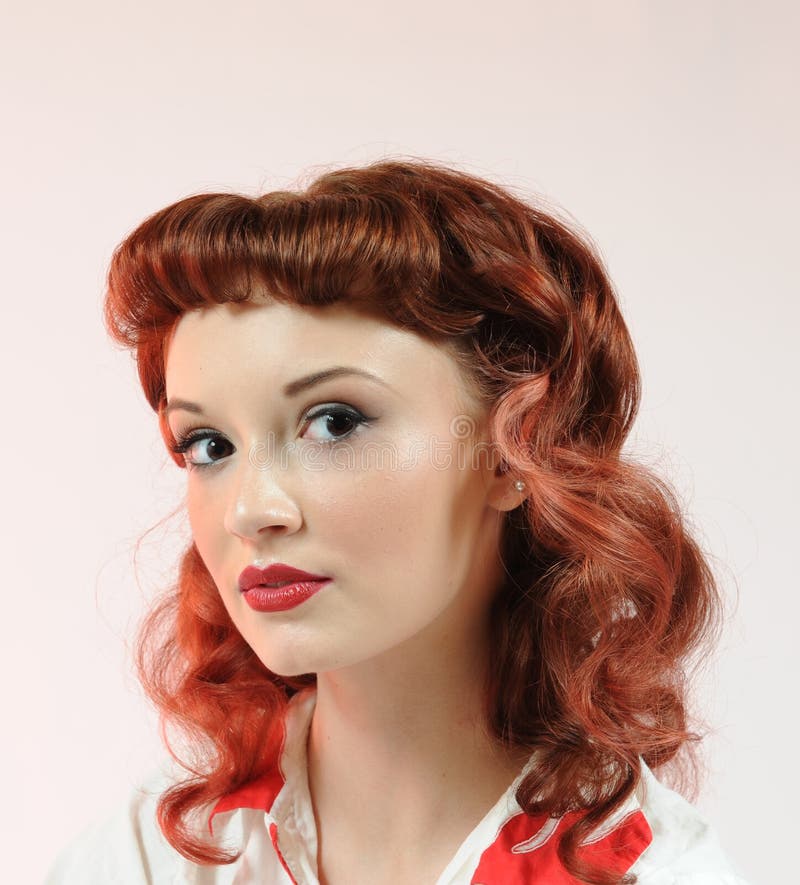A pretty pin up girl stock image. Image of pretty, cute - 15446327