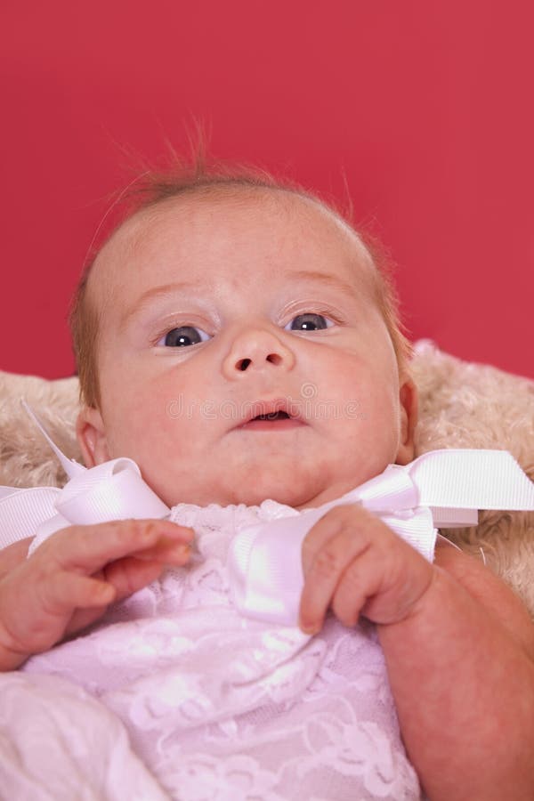 Pretty in pink stock image. Image of newborn, adorable - 15487229