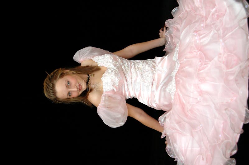 Pretty in Pink prom stock photo. Image of pure, bridesmaid - 1799374