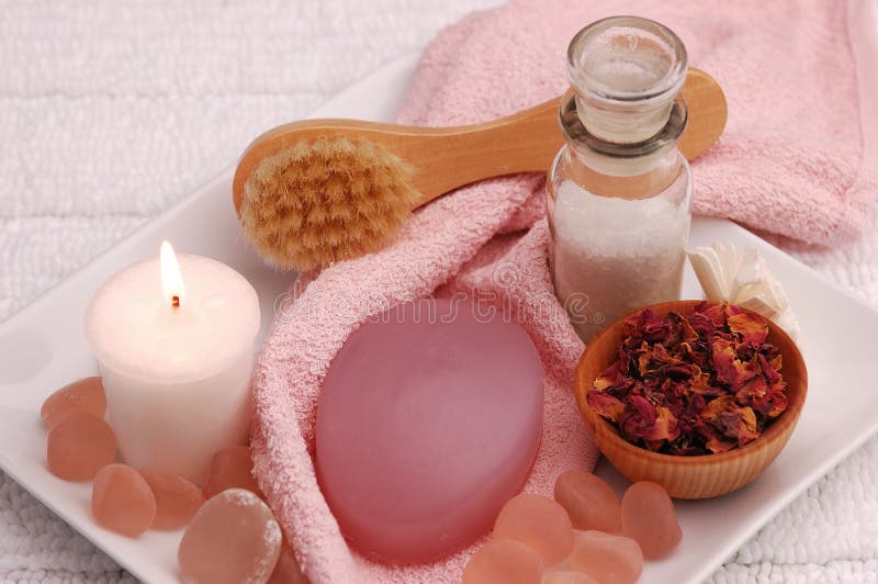 Beautiful Spa stock image. Image of beauty, stones, cotton - 248559