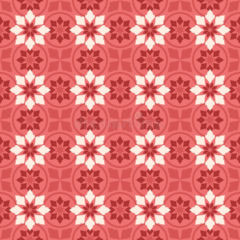 Pretty pink tiles stock vector. Illustration of creams - 227842246