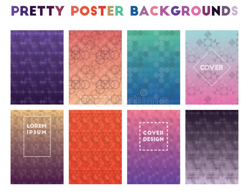 Pretty Flyer Backgrounds. stock vector. Illustration of abstract ...