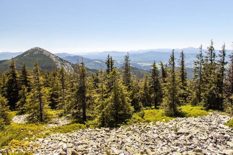 Pretty Range of Mountains, Outdoors Stock Image - Image of majestic ...