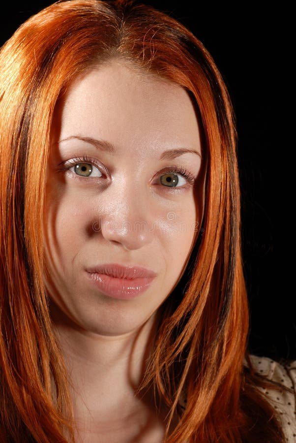 Pretty red head stock image. Image of attractive, smile - 7521089