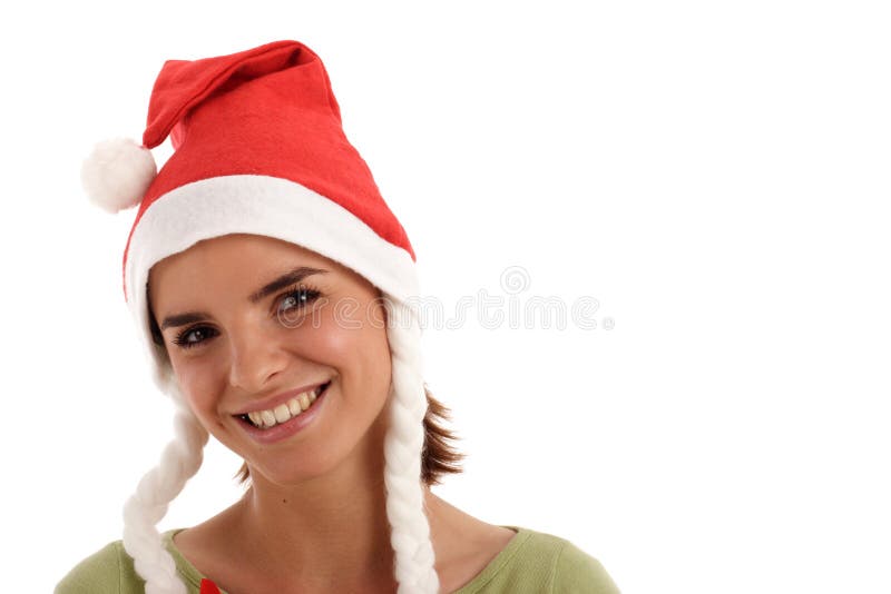 Pretty Santa stock image. Image of family, christmas, happy - 821853