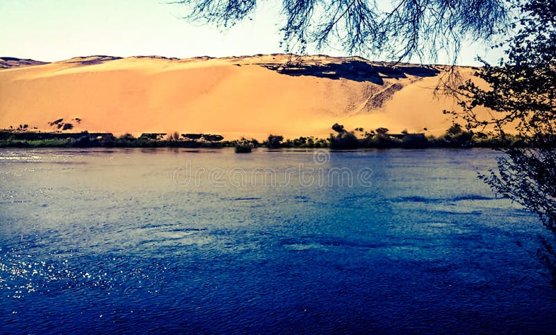 A Pretty Scene of the River Nile Stock Photo - Image of attractive ...