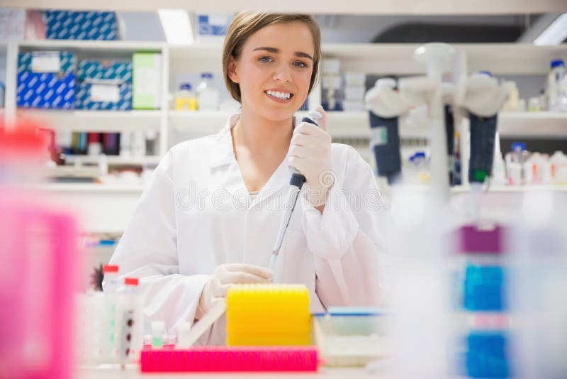 Pretty Science Student Using Pipette Stock Photos - Free & Royalty-Free ...
