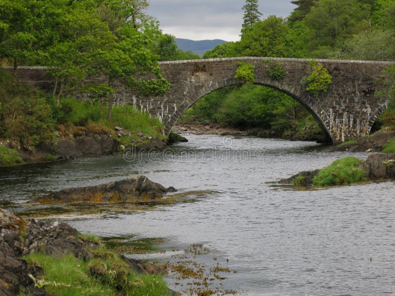 Pretty Scottish bridge stock photo. Image of flyfishing - 82402798