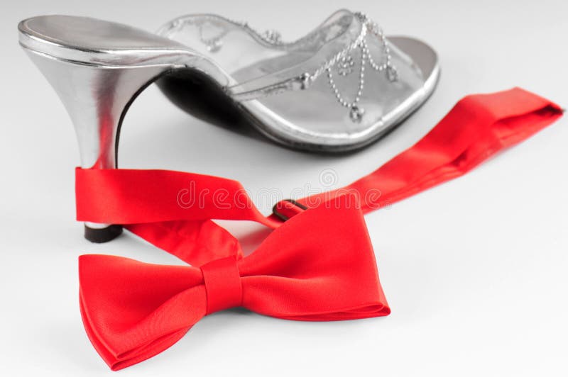 Pretty shoe and tie stock photo. Image of seduce, luxury - 8128752