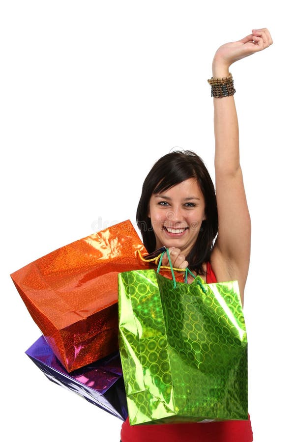 Pretty Shopping Lady stock image. Image of lady, person - 17413503