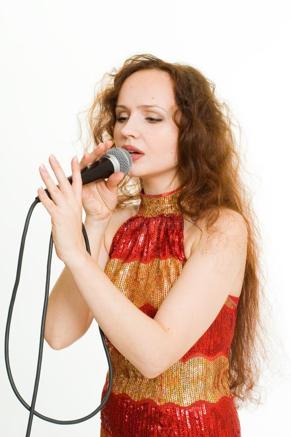 Pop star singer stock photo. Image of open, girl, singer - 11028022