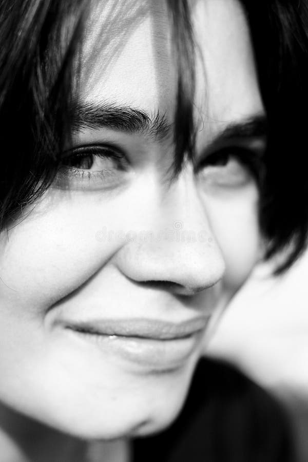 Pretty sly smile stock photo. Image of youthful, slyly - 2508318