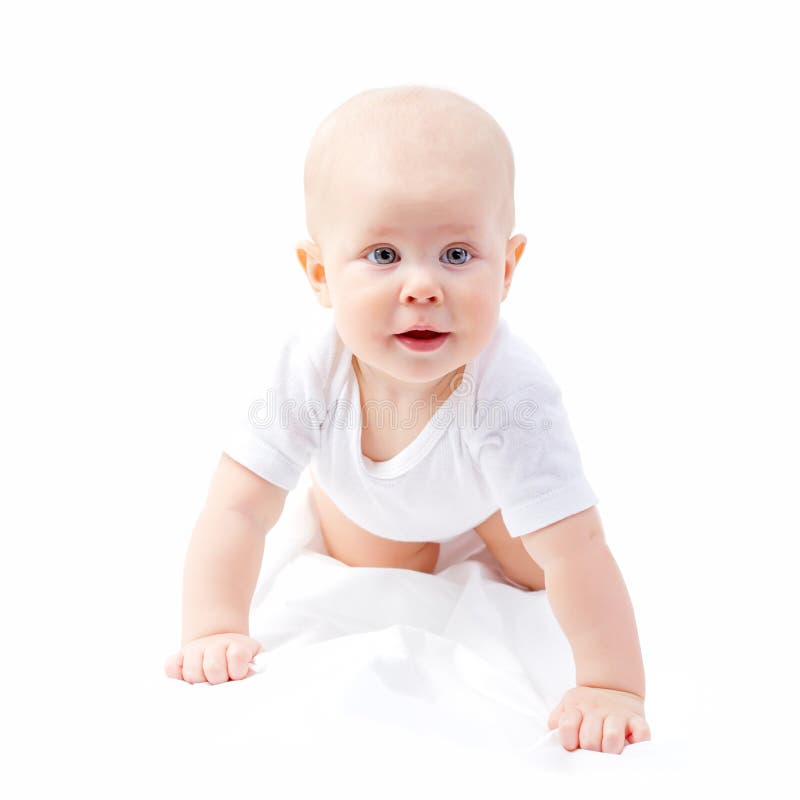 Pretty small baby stock photo. Image of childcare, caucasian - 30707914