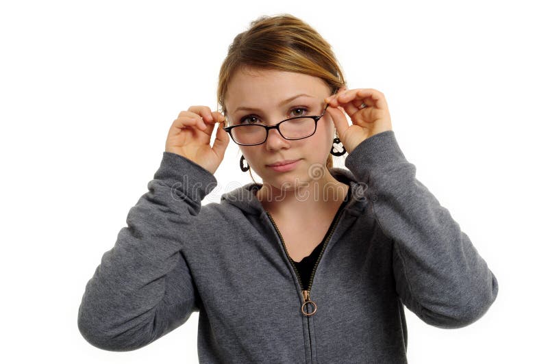 Pretty student girl stock photo. Image of beautiful, brown - 7442998