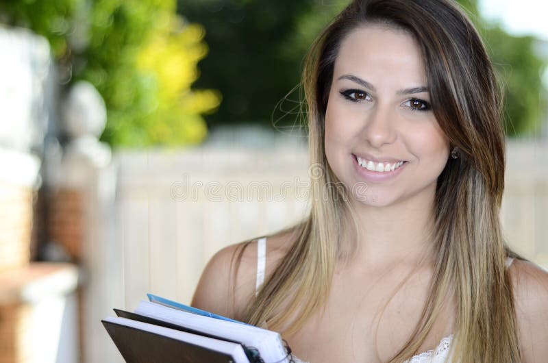 Pretty student stock image. Image of university, college - 41945375