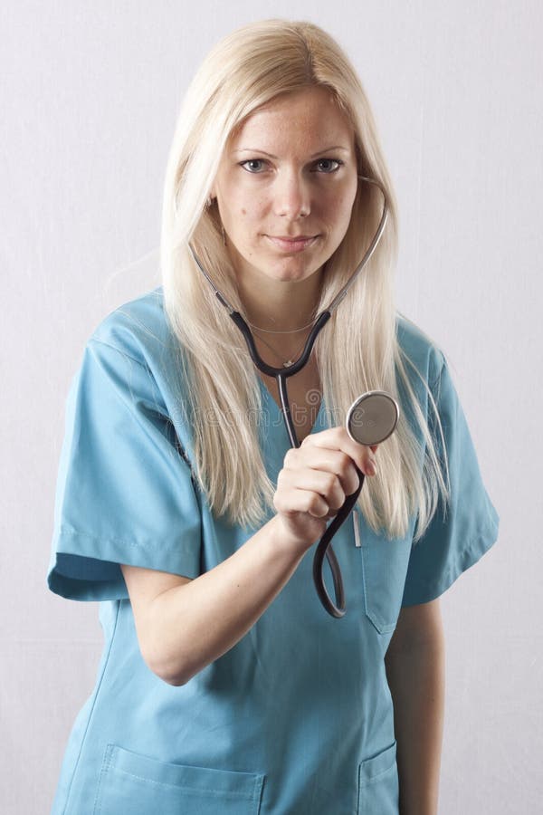 Pretty surgeon stock image. Image of stethoscope, surgeon - 26116947