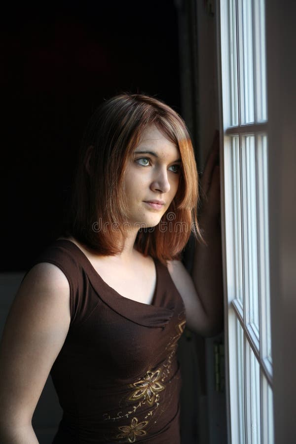 Natural Light Portrait of Black Teen Stock Image - Image of teenager ...