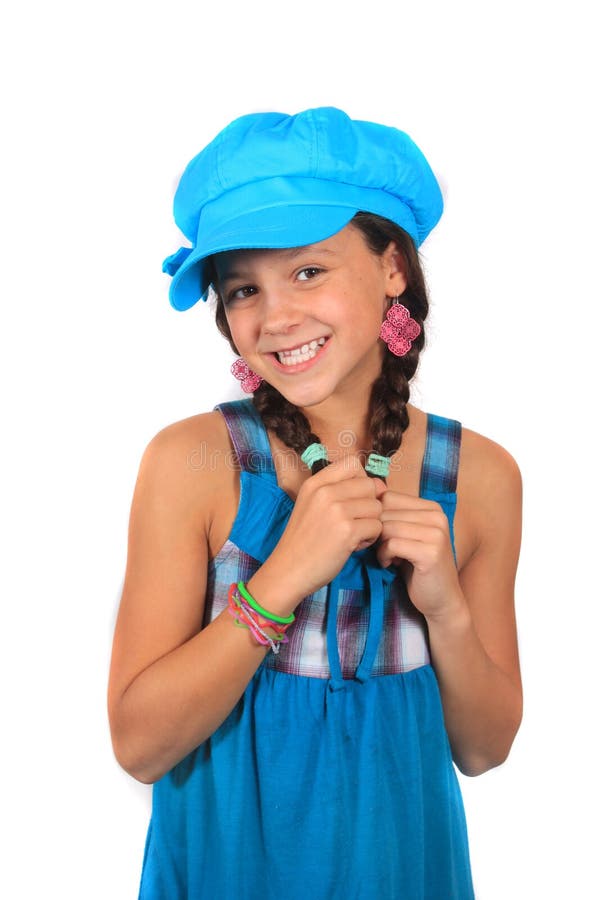 Pretty ten year old girl stock photo. Image of long, adolescent - 16417928