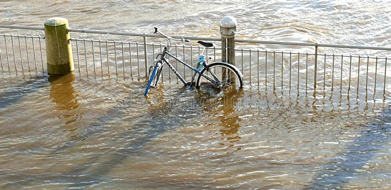 Pretty wet bike stock image. Image of waters, bike, pretty - 174099613