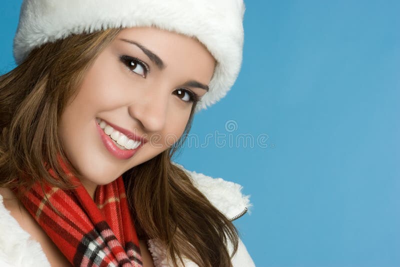 Pretty Winter Woman stock image. Image of cheerful, cute - 11513931