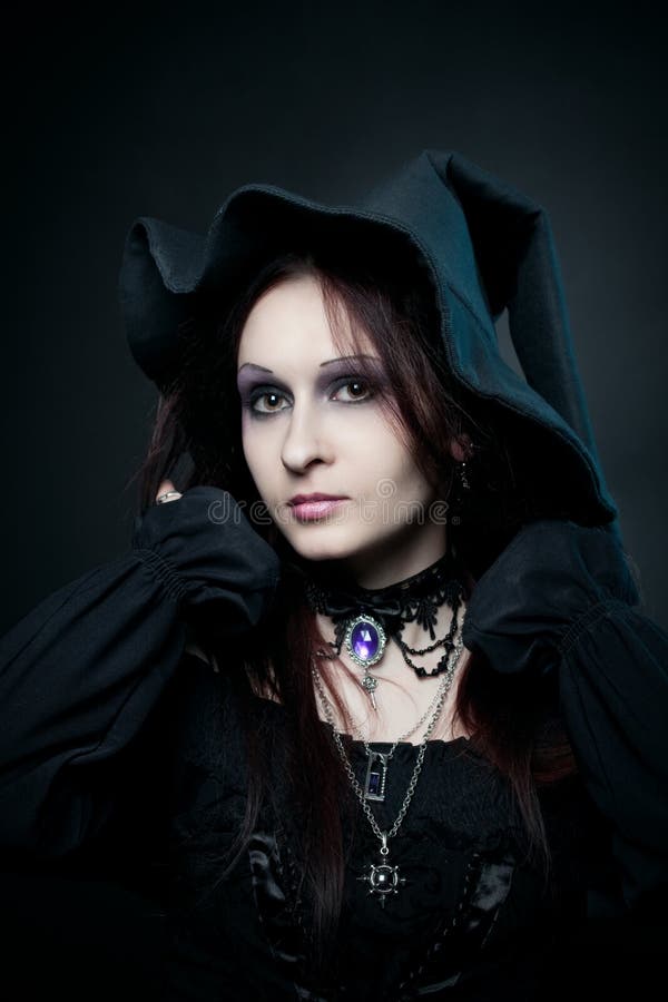 Pretty witch stock photo. Image of witch, female, person - 26090098