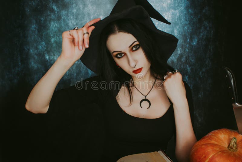 Portrait of the witch stock image. Image of masquerade - 24170931