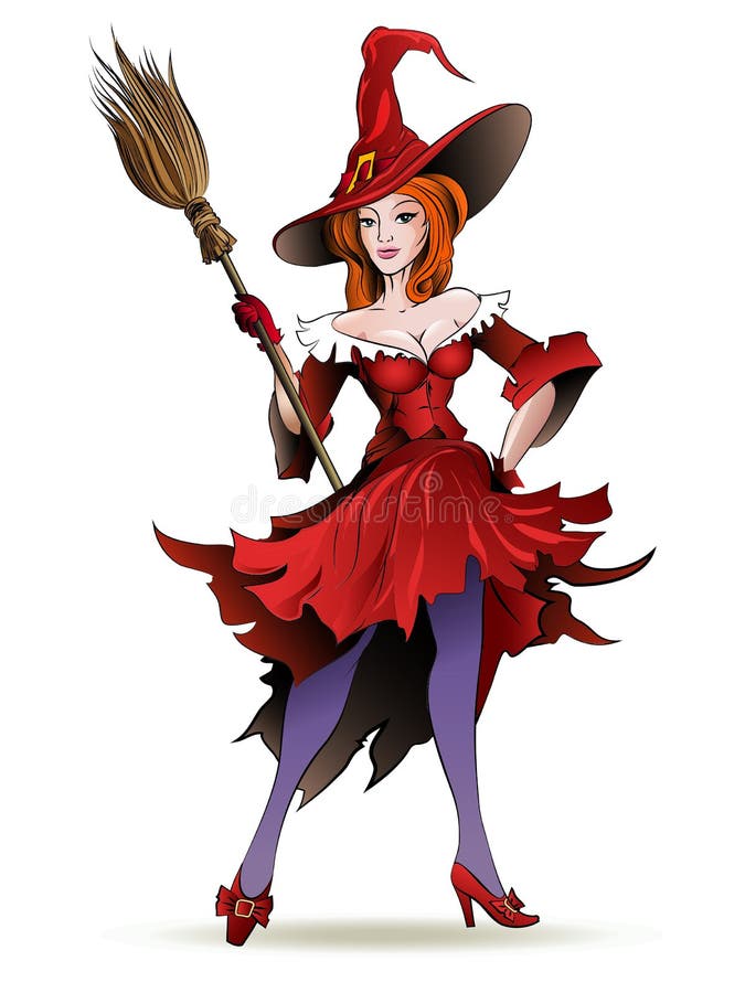 Pretty Witch Stock Illustrations – 9,328 Pretty Witch Stock ...