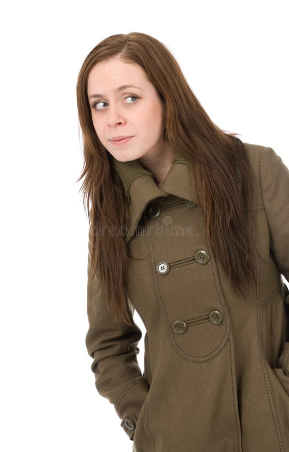 Pretty woman stock image. Image of studio, long, cool - 13248265