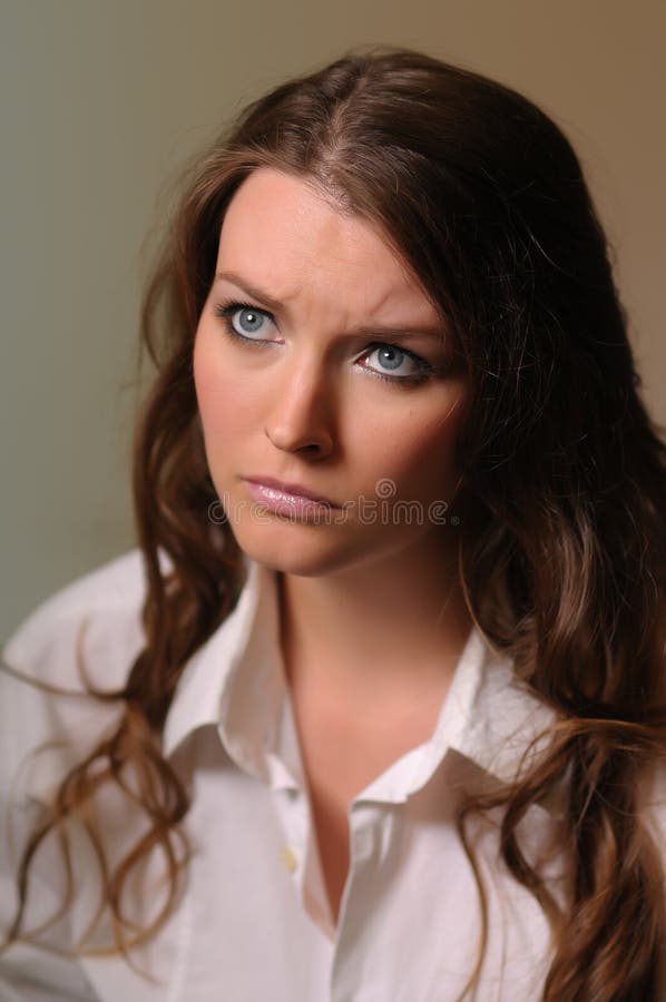 Pretty woman stock photo. Image of attractive, lips, girl - 21900806