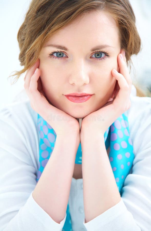 Pretty woman stock photo. Image of camera, beauty, beautiful - 24035748