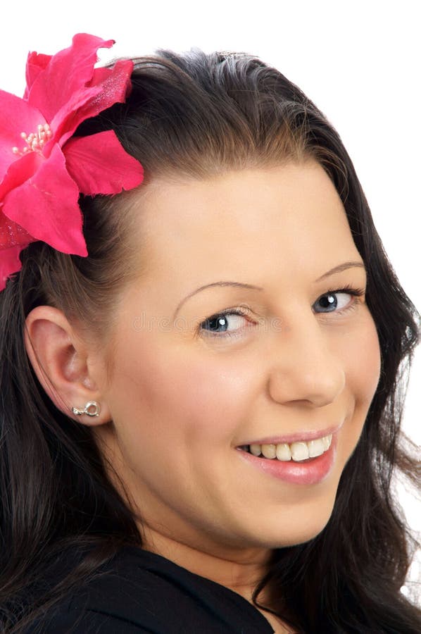 Pretty woman stock photo. Image of smiling, single, lifestyle - 27595924