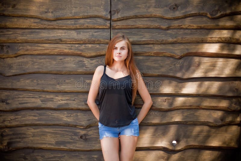 Pretty Woman with with a Beautiful Smile Stock Photo - Image of long ...