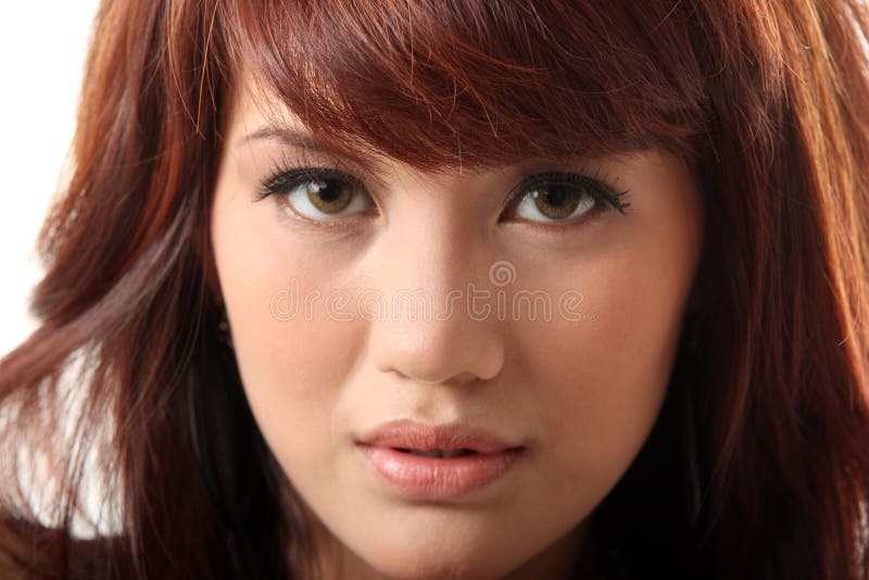 Pretty woman face stock image. Image of glamor, long - 11668581