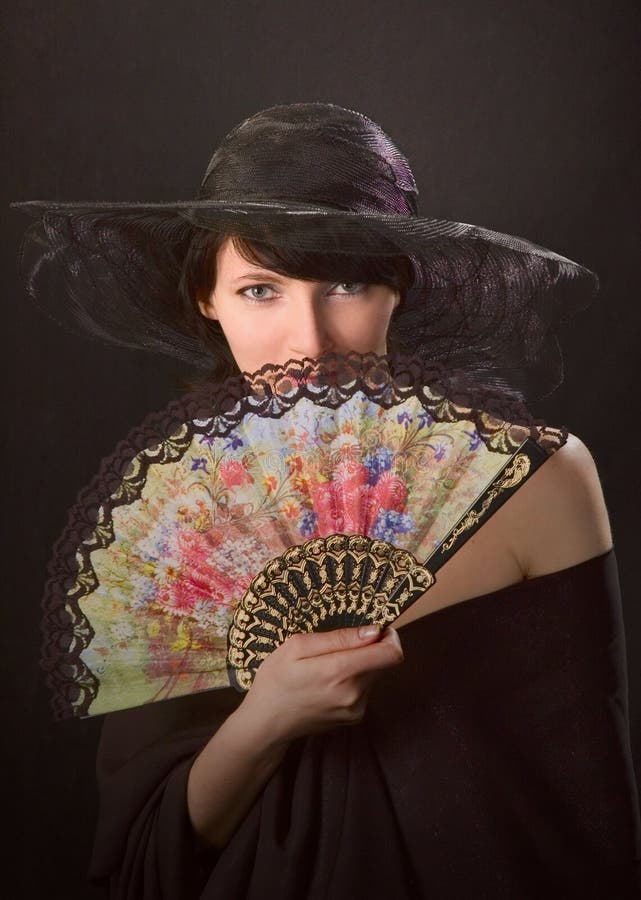 Hand holding a fan stock image. Image of fingernails - 18316761