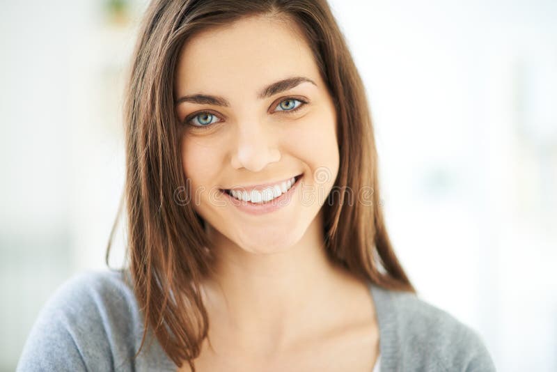 Cheerful lady stock image. Image of happy, cute, attractive - 34590803