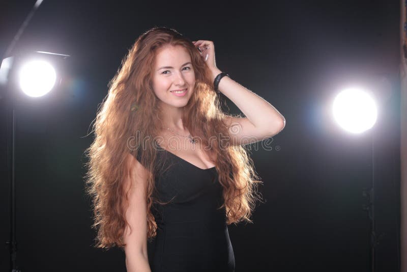 Pretty woman modeling stock photo. Image of lady, lifestyle - 51126402