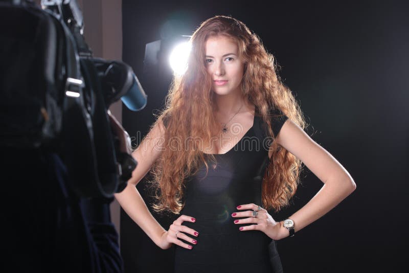 Pretty woman modeling stock photo. Image of lifestyle - 51126406