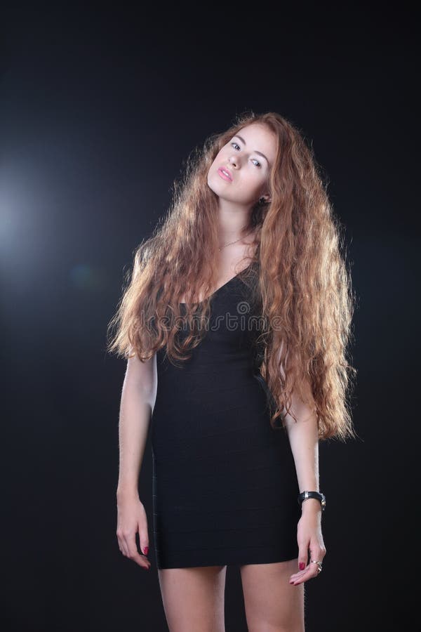 Pretty woman modeling stock photo. Image of expression - 52642006