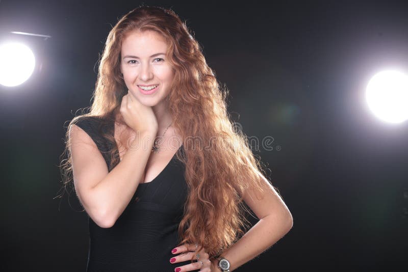 Pretty woman modeling stock photo. Image of looking, fashion - 52642048