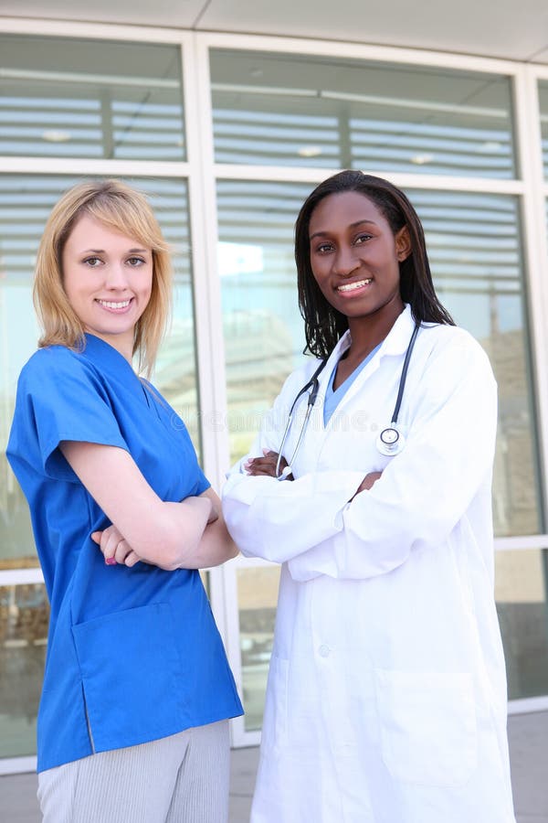 Pretty Women Medical Team stock photo. Image of healthcare - 14457562