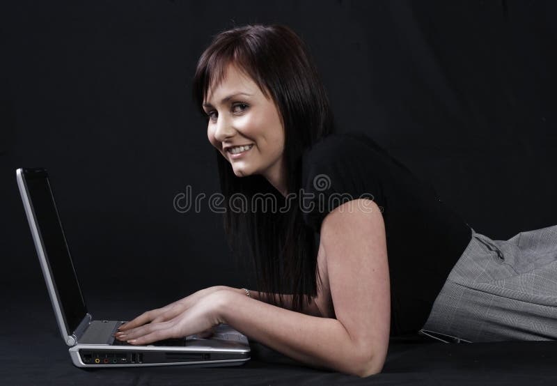 Pretty Women Using Laptop Picture. Image: 2965506