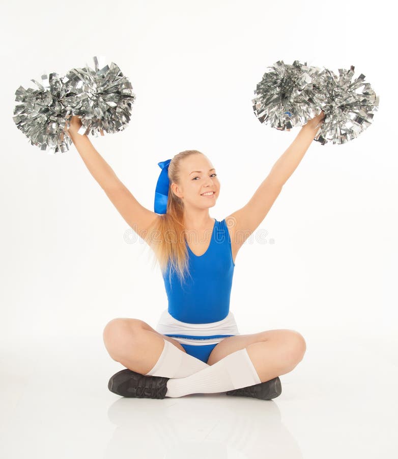 Pretty young cheerleader stock photo. Image of dance - 31051666