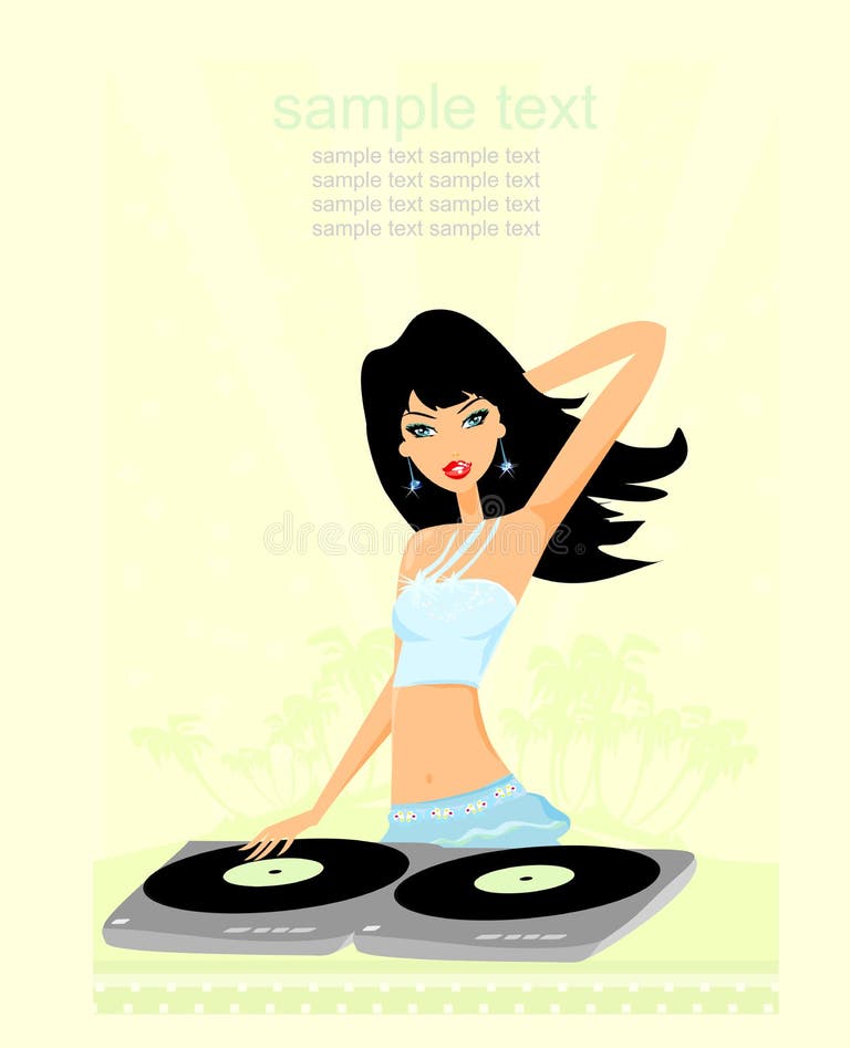 Pretty Young Dj Stock Illustrations – 244 Pretty Young Dj Stock ...