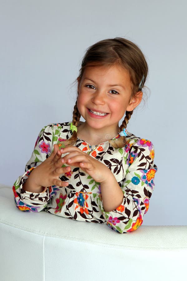 Girl blowing whistle stock image. Image of childhood - 13696591